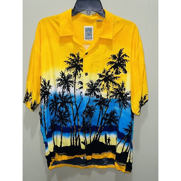 Shirts | Rare Genuine Ocean Current Vintage Original Beach Scene ...